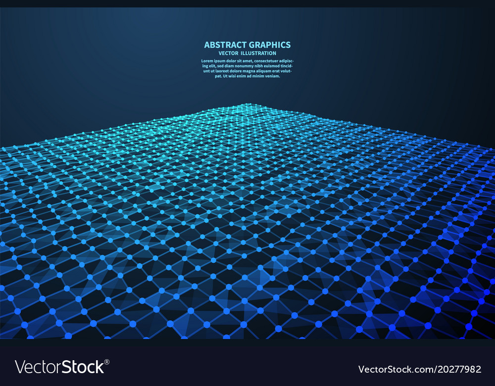 Abstract digital surface Royalty Free Vector Image