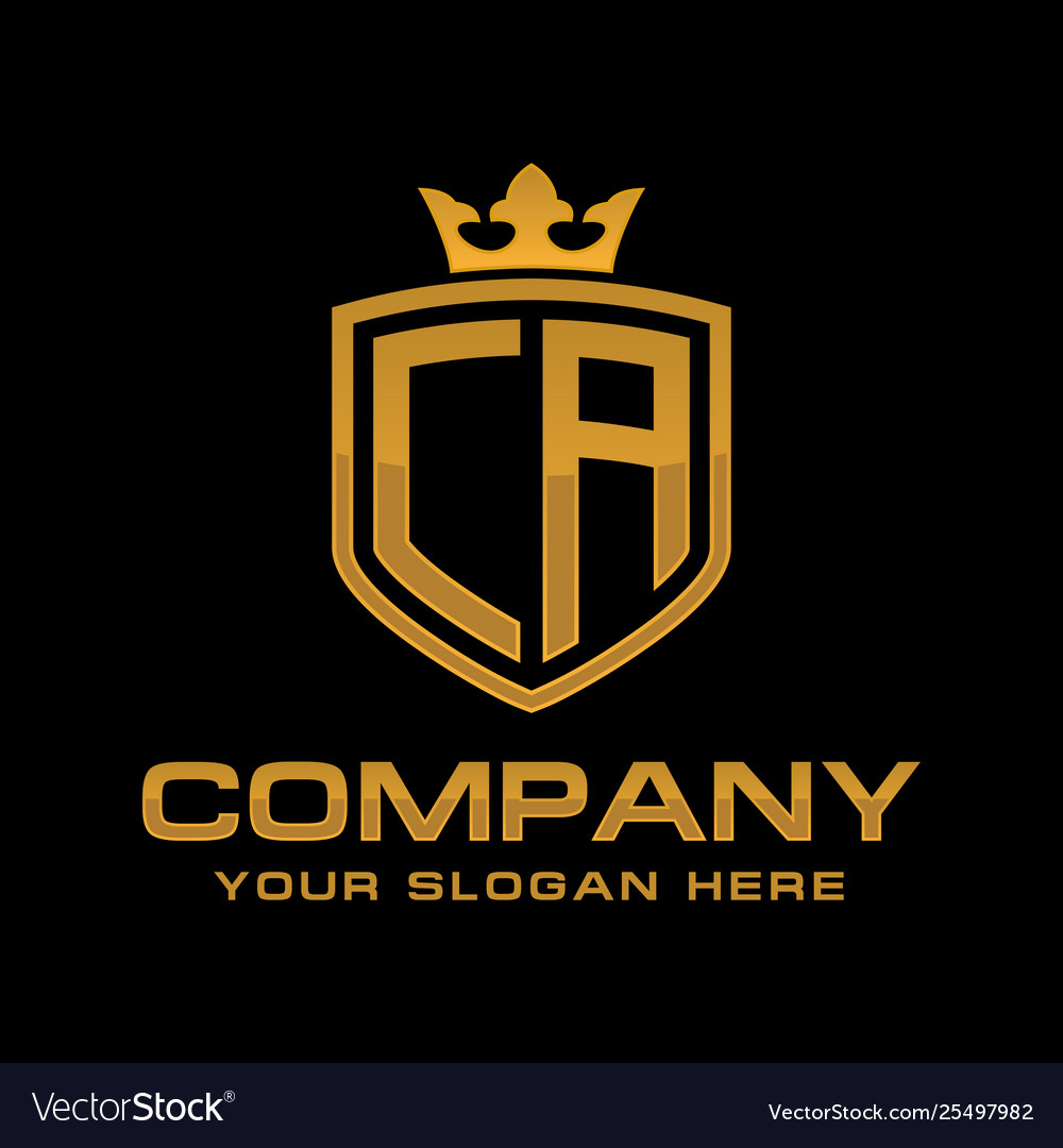 Ca initial Royalty Free Vector Image - VectorStock