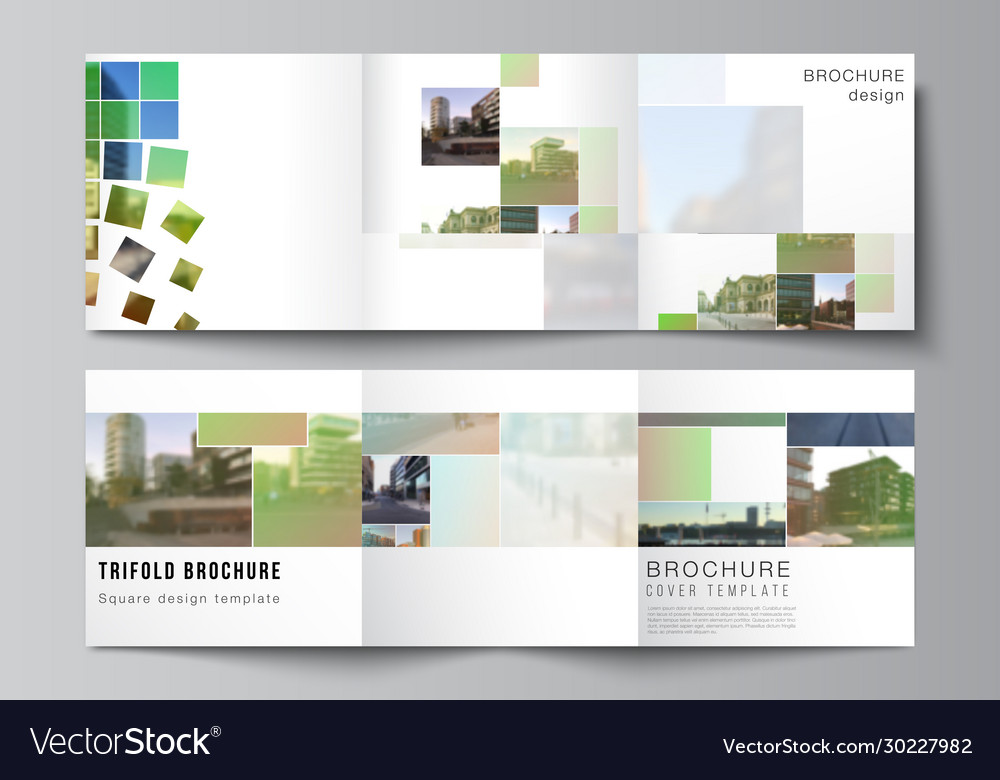 Layout square format covers design Royalty Free Vector Image