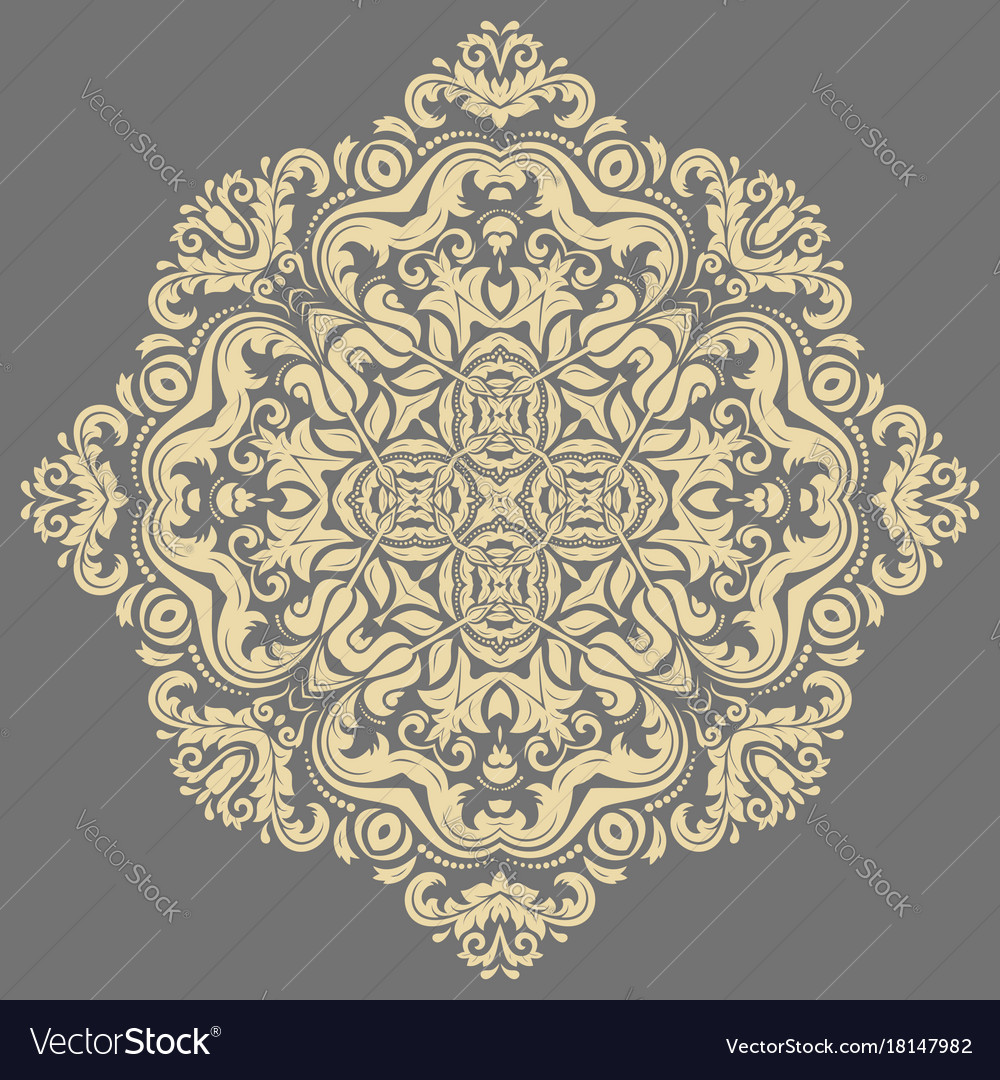 Oriental abstract pattern Royalty Free Vector Image