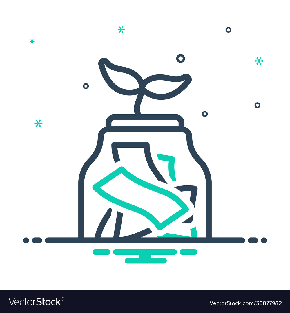 Saving Royalty Free Vector Image - VectorStock