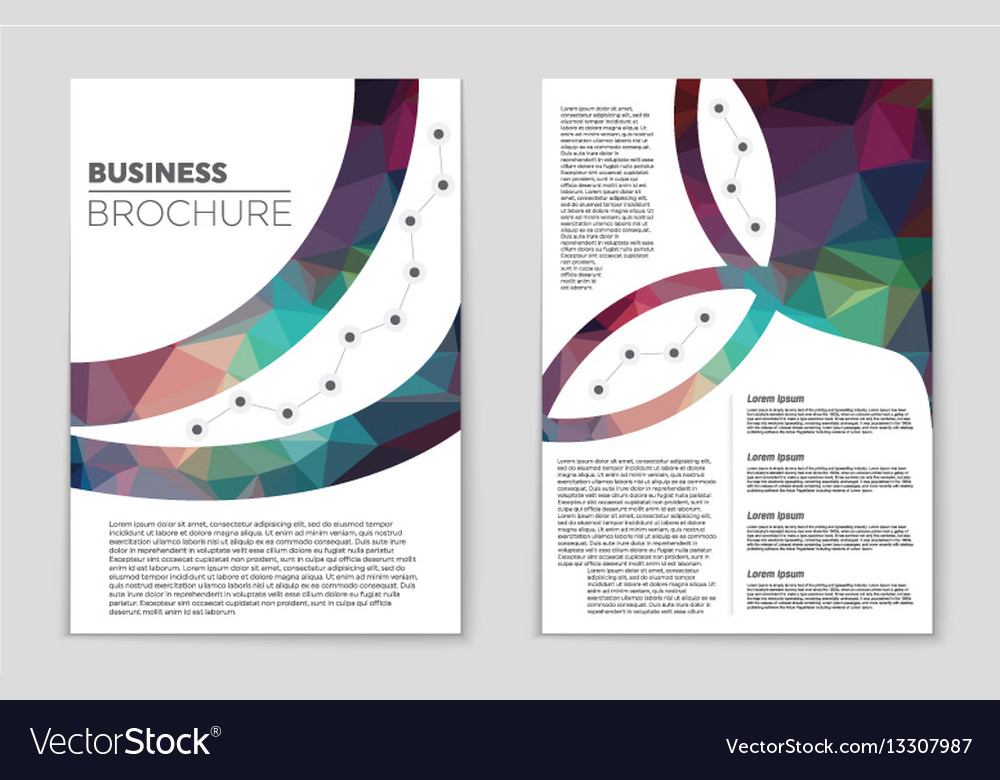 Abstract layout background set for art Royalty Free Vector