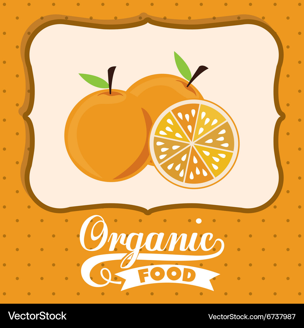 Farm fresh food design Royalty Free Vector Image