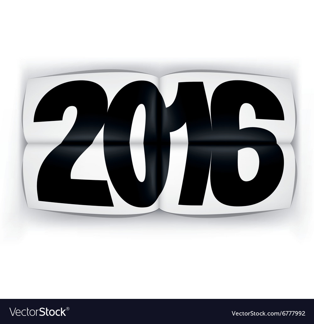 2016 Royalty Free Vector Image - VectorStock