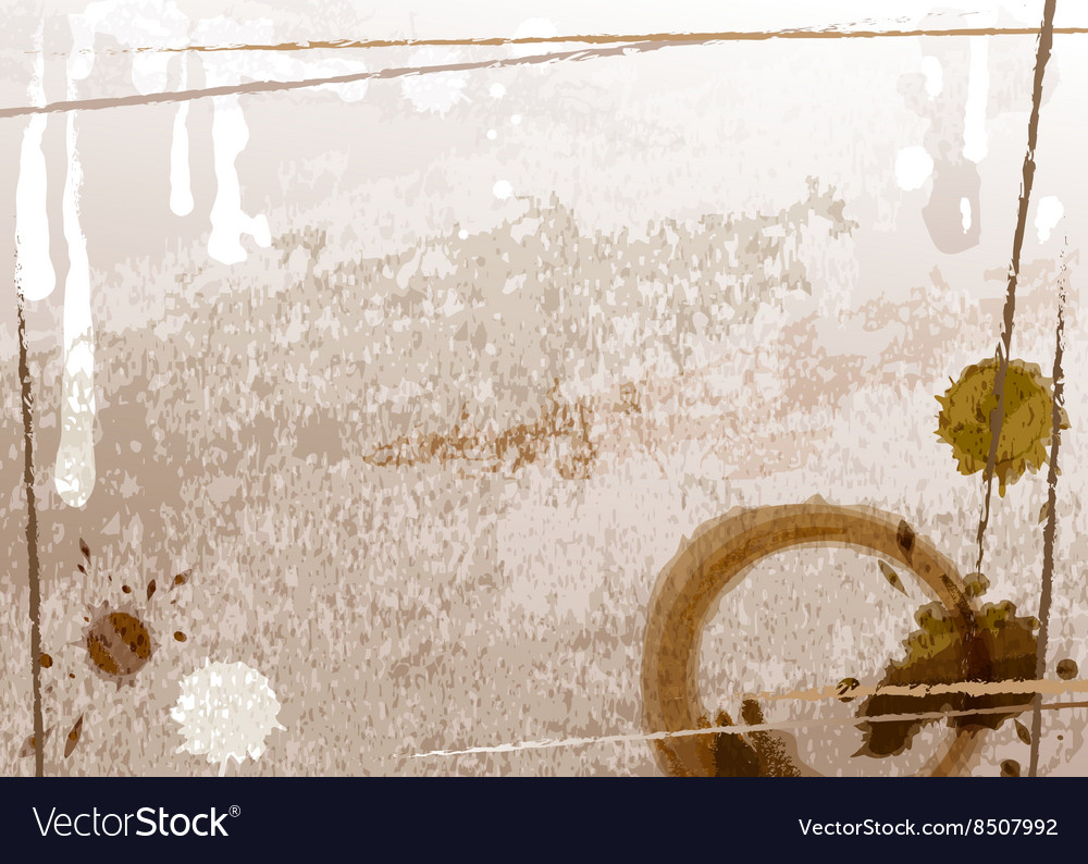 Coffee backdrop Royalty Free Vector Image - VectorStock