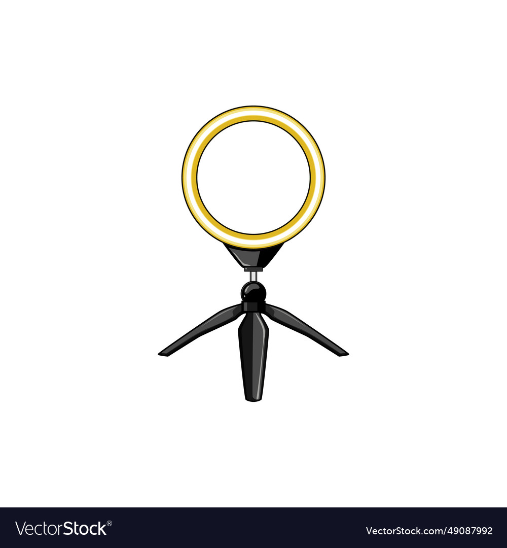 Effect light ring cartoon Royalty Free Vector Image