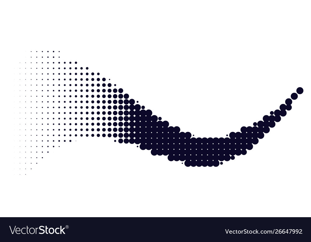 Halftone dotted background Royalty Free Vector Image