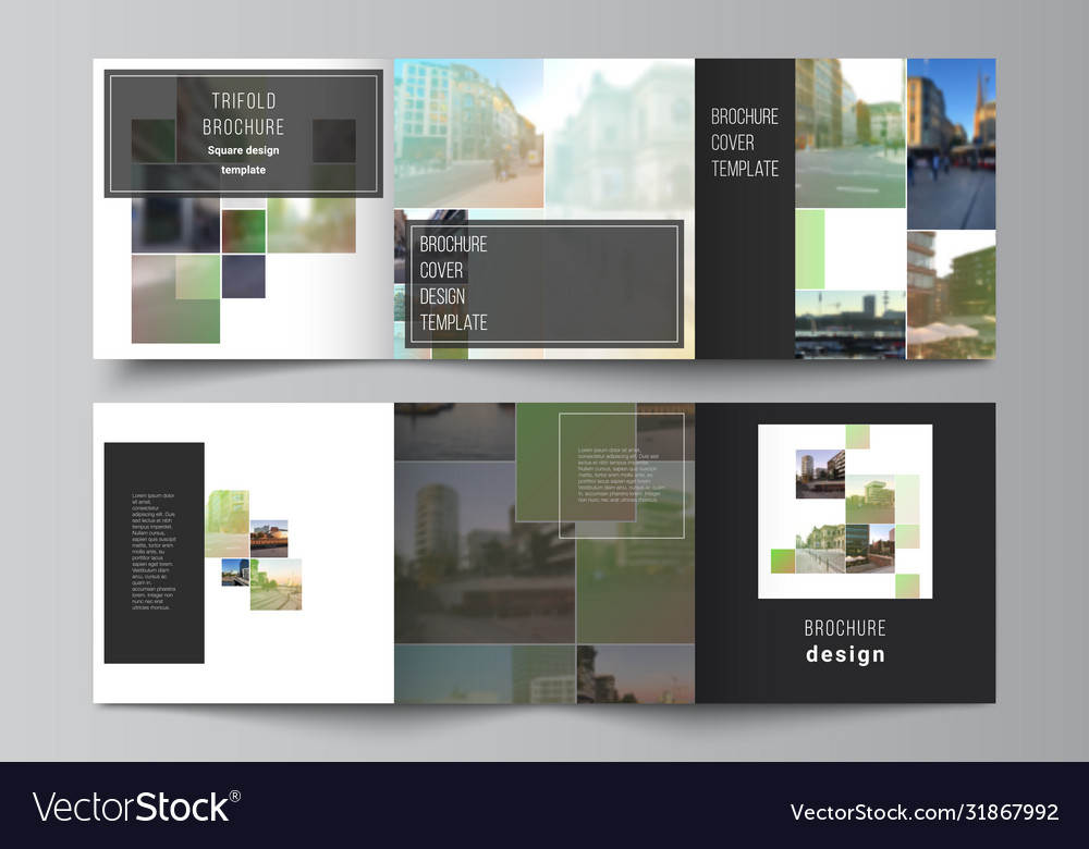 Layout square format covers design Royalty Free Vector Image