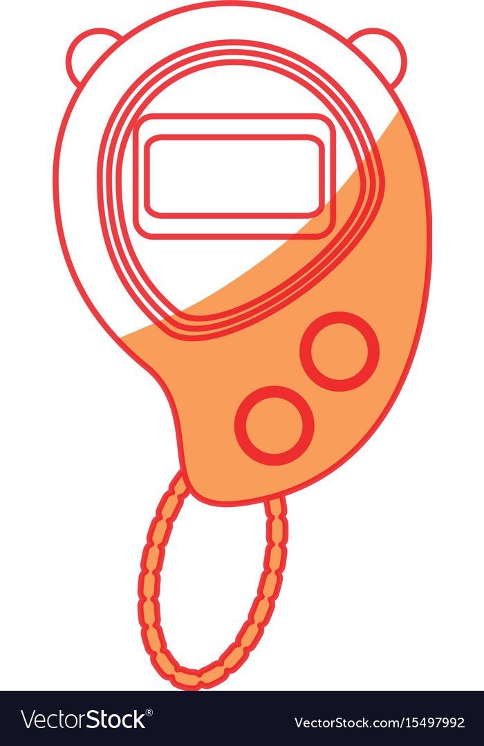 Sport timer chronometer Royalty Free Vector Image