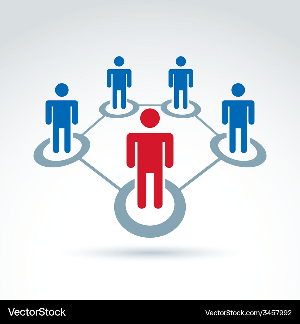 Teamwork and business team friendship icon Vector Image