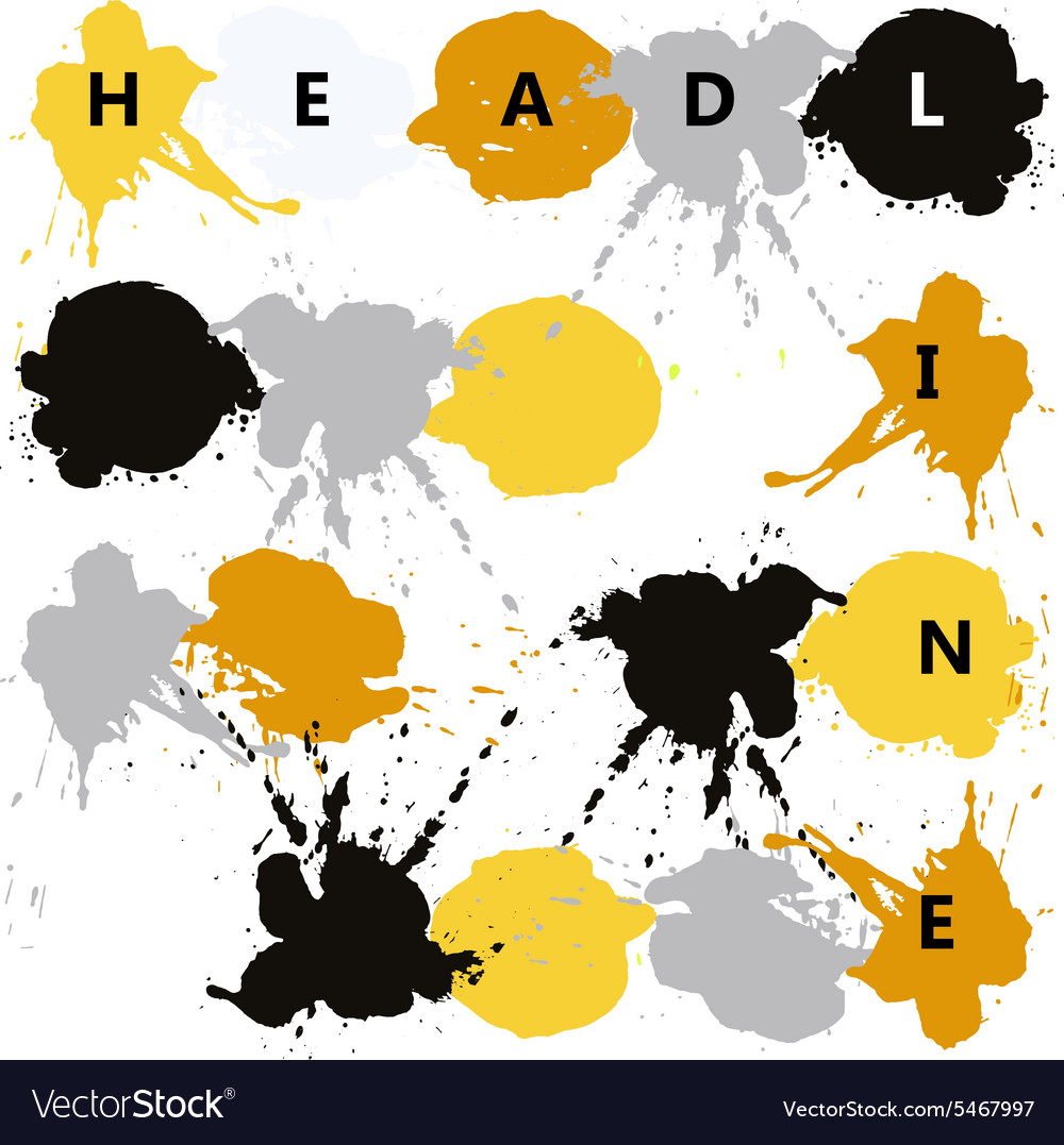 Headline Royalty Free Vector Image - VectorStock