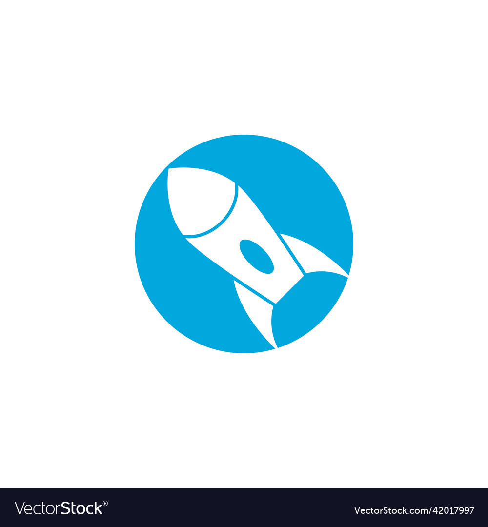 Rocket logo Royalty Free Vector Image - VectorStock