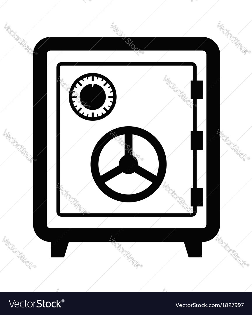 Safe icon Royalty Free Vector Image - VectorStock