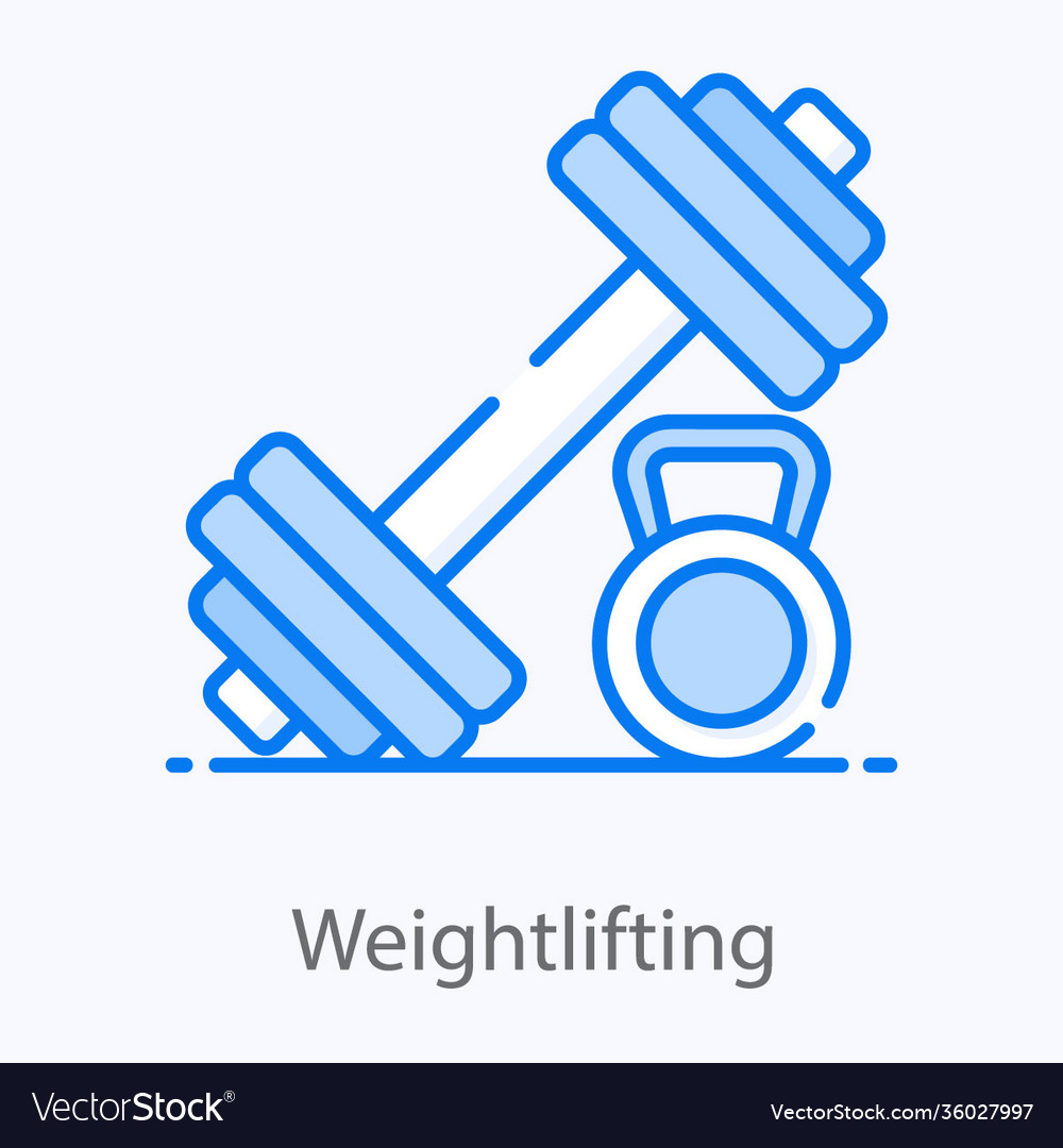 Weightlifting Royalty Free Vector Image - VectorStock