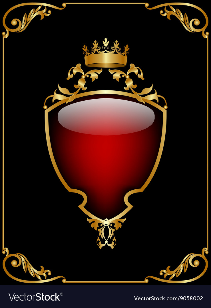 Background with shield Royalty Free Vector Image