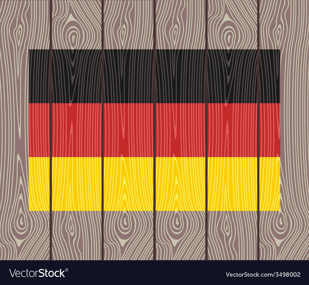 Germany flag Royalty Free Vector Image - VectorStock