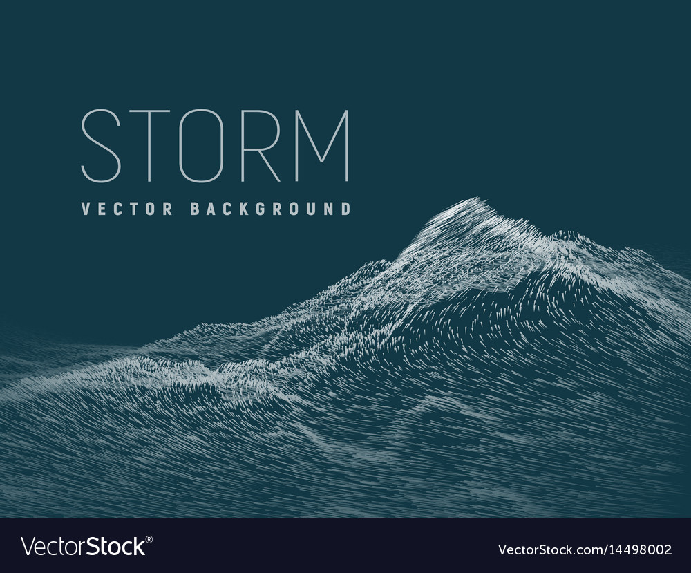 Storm background Royalty Free Vector Image - VectorStock