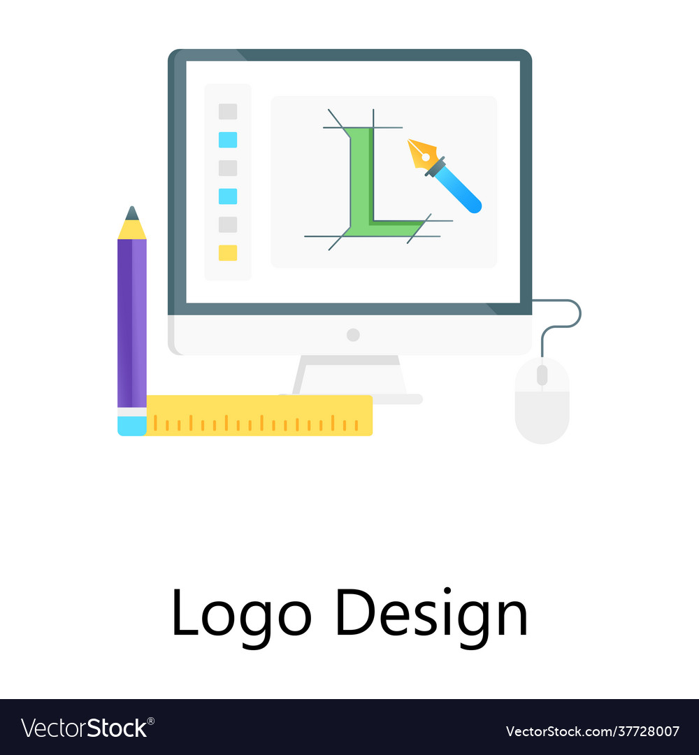 Logo design Royalty Free Vector Image - VectorStock