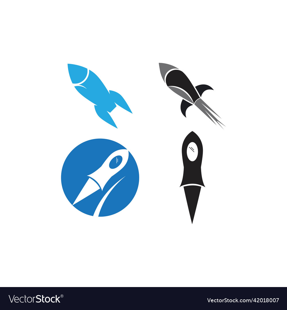 Rocket logo Royalty Free Vector Image - VectorStock