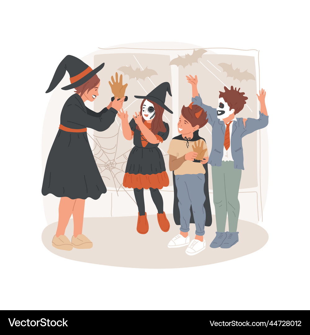 Costume contest isolated cartoon Royalty Free Vector Image