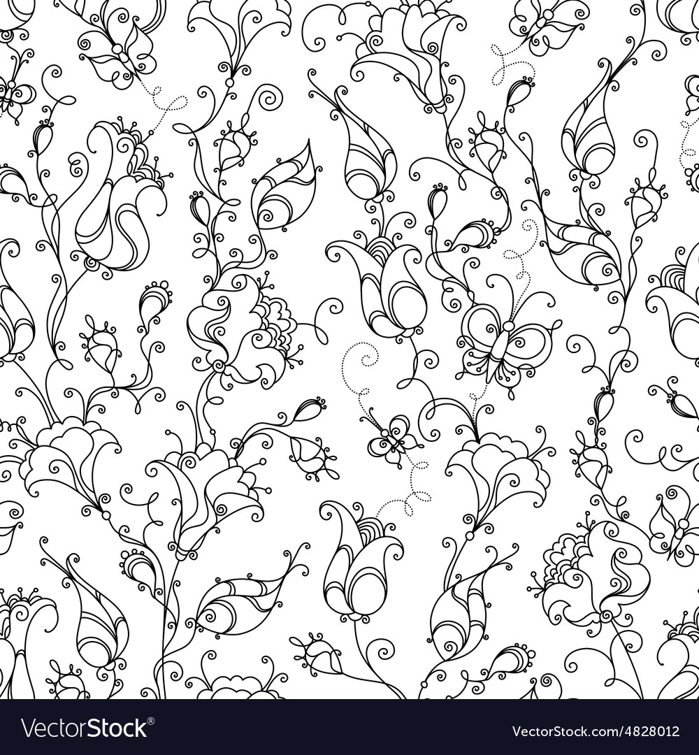 Free Vector Floral Patterns