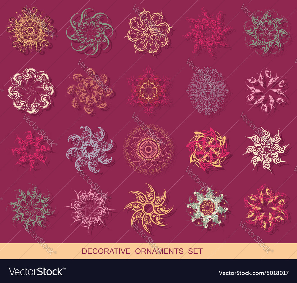 Graphic design elements set Royalty Free Vector Image