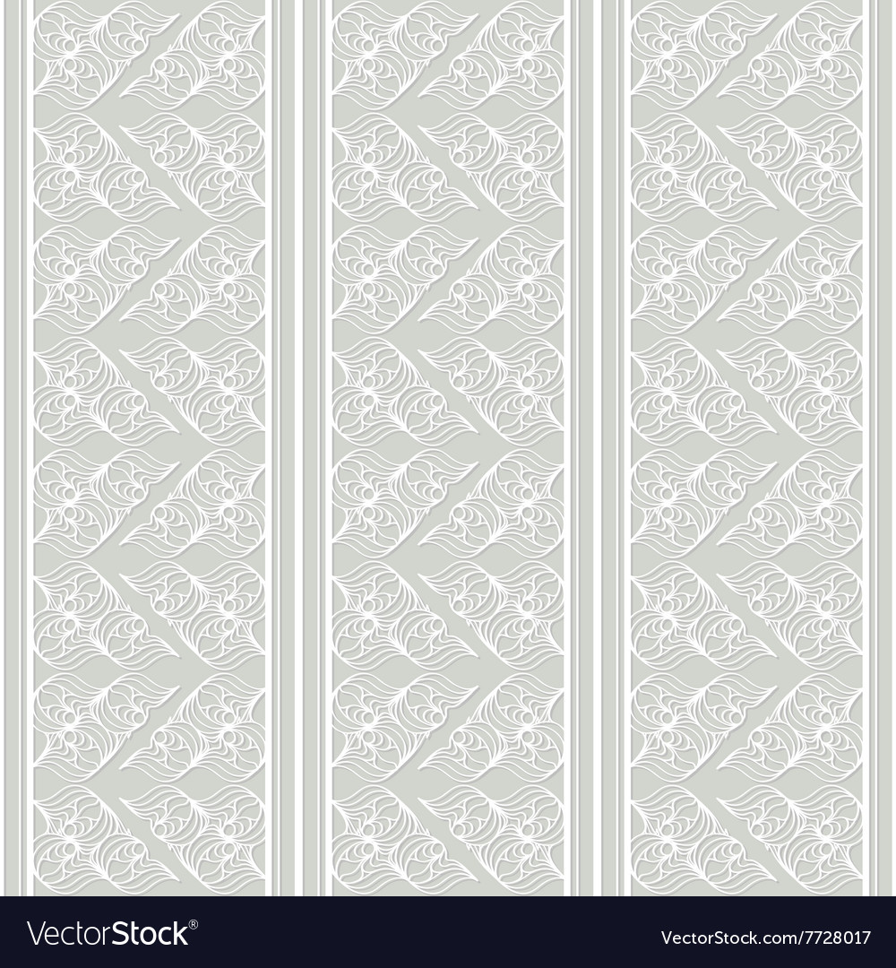 Grey seamless lacy pattern Royalty Free Vector Image