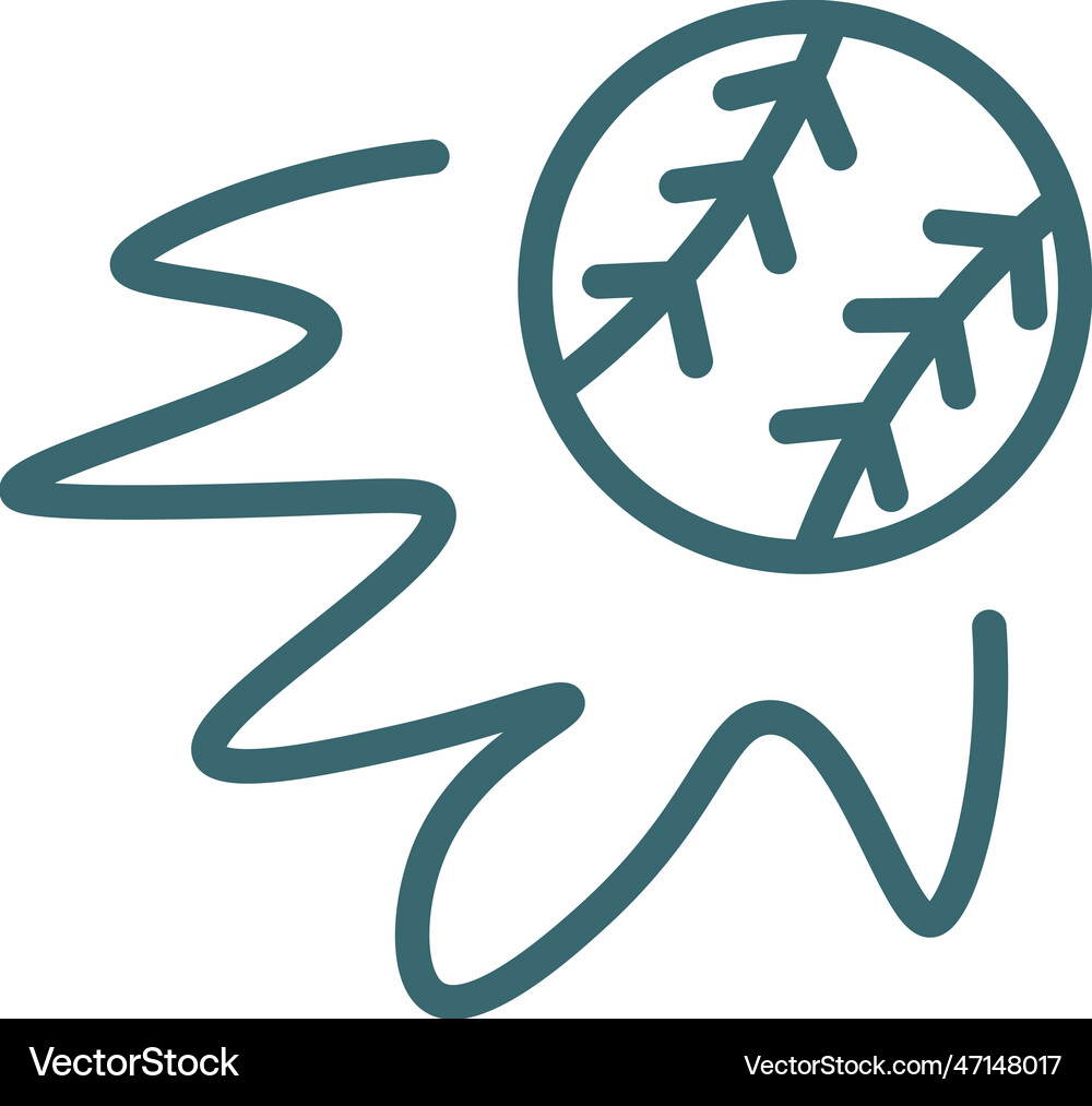 Home run icon thin line run icon from sport Vector Image