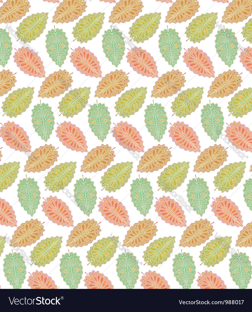 Leaves Royalty Free Vector Image - VectorStock