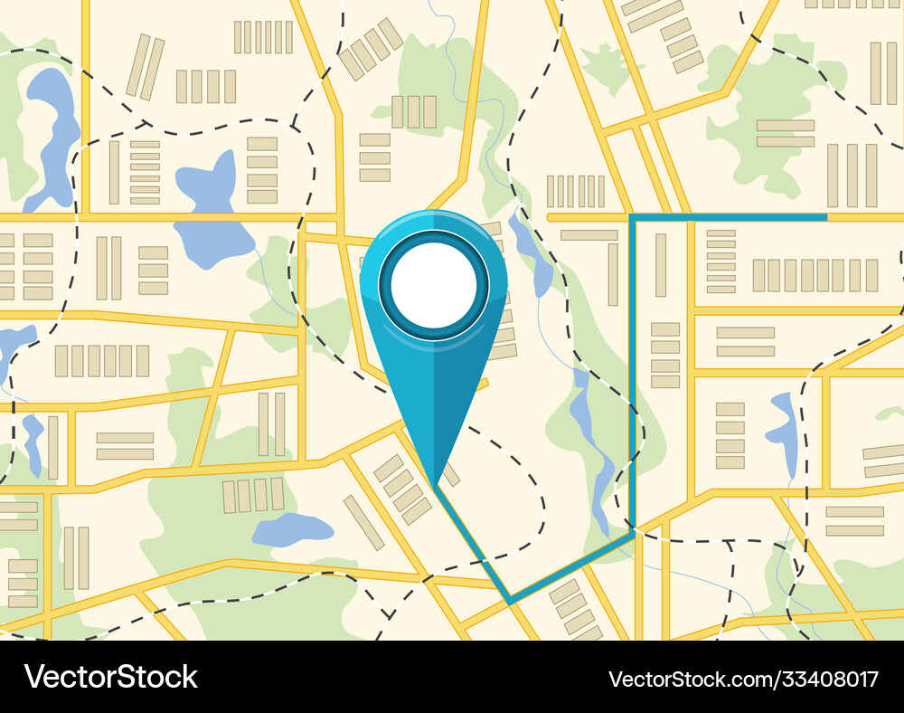 Map concept navigation delivery Royalty Free Vector Image