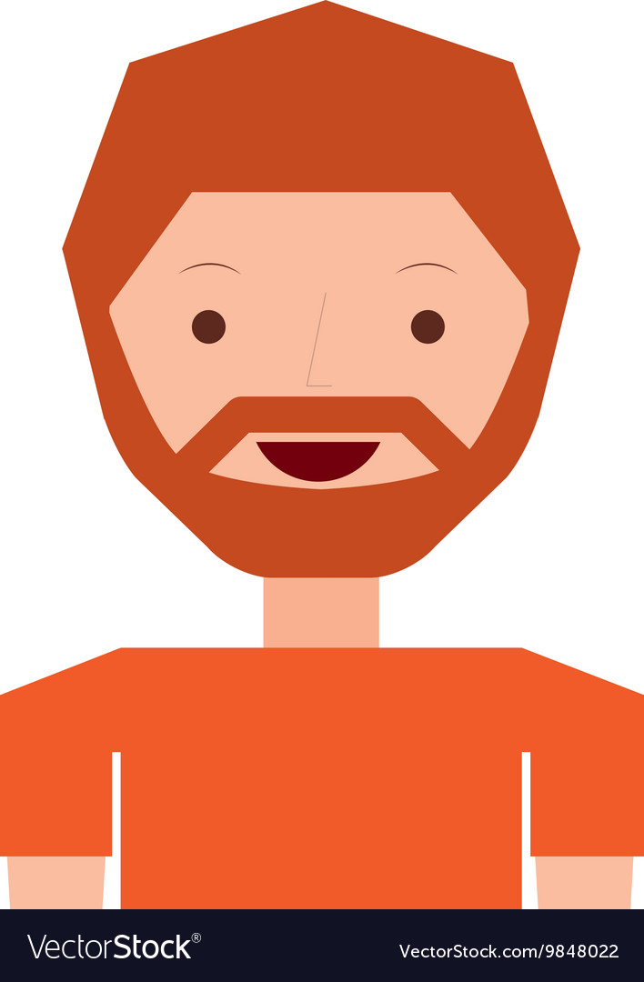 Beard guy icon Royalty Free Vector Image - VectorStock