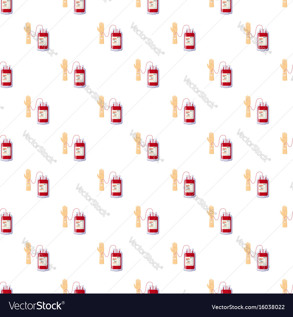 Donate blood pattern Royalty Free Vector Image