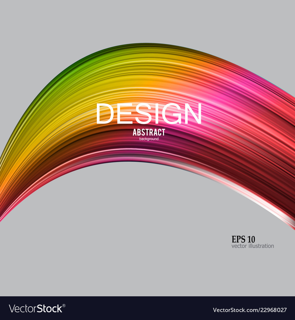 Abstract background colorful curve imag Royalty Free Vector