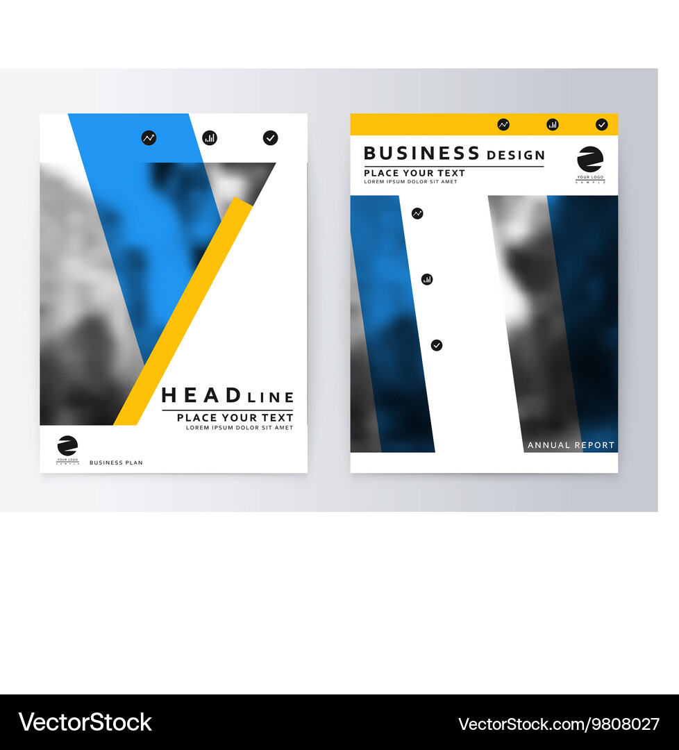 Layout design template Royalty Free Vector Image