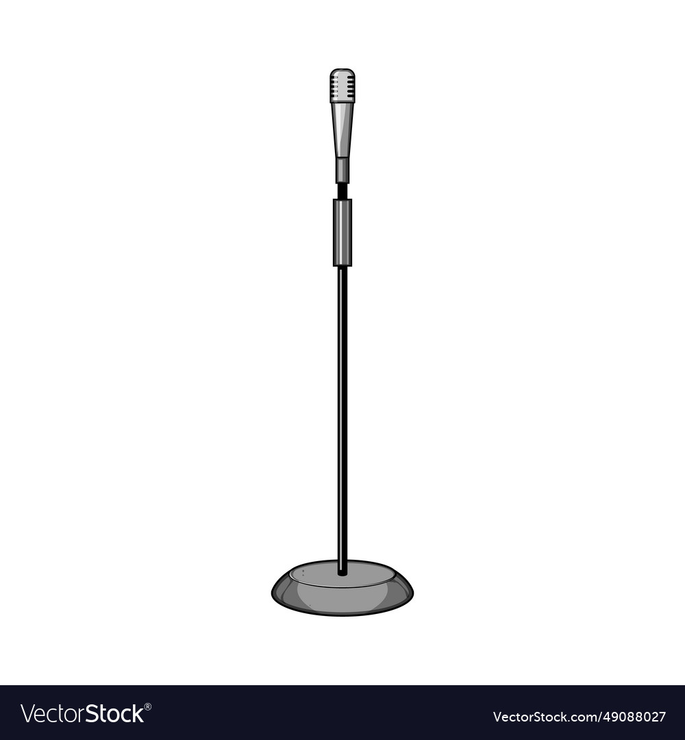 Microphone Stand Vector