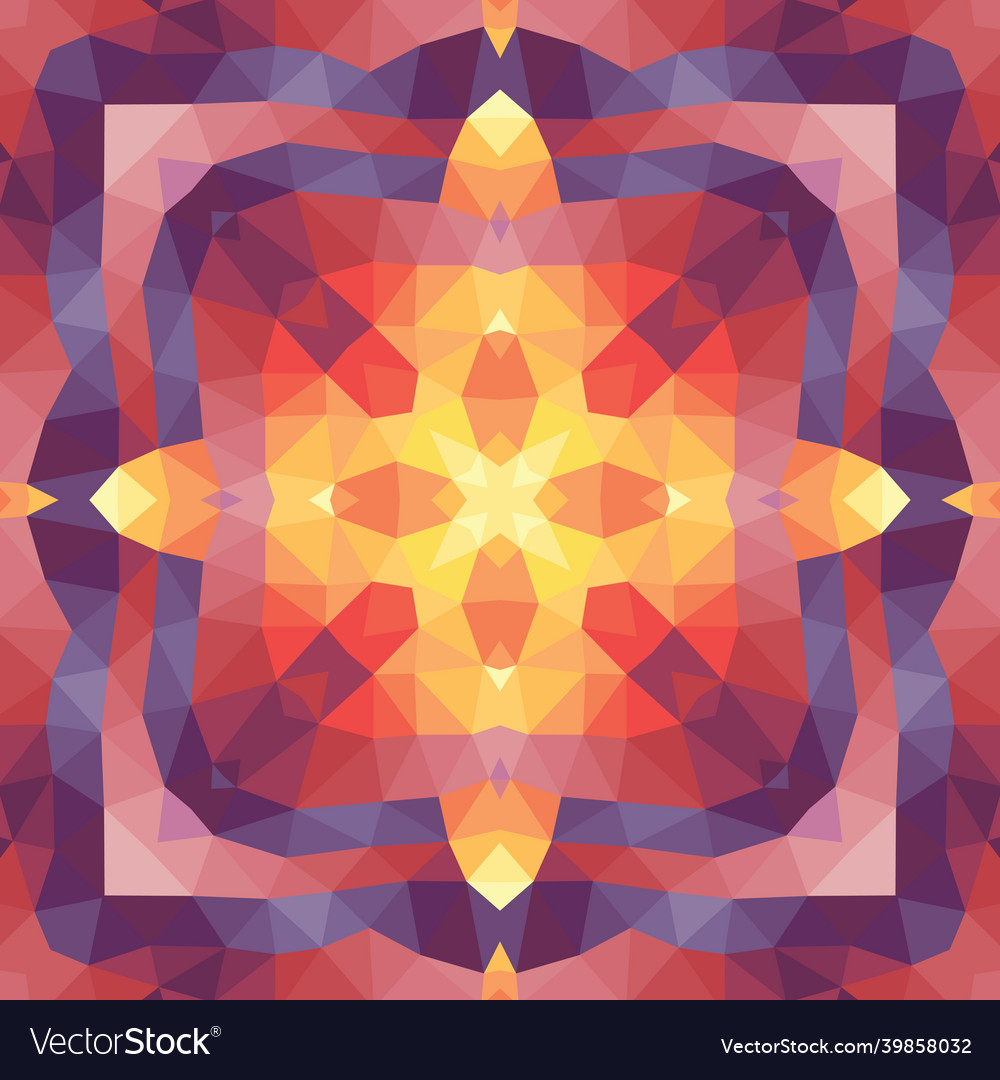 Abstract geometric background seamless pattern Vector Image