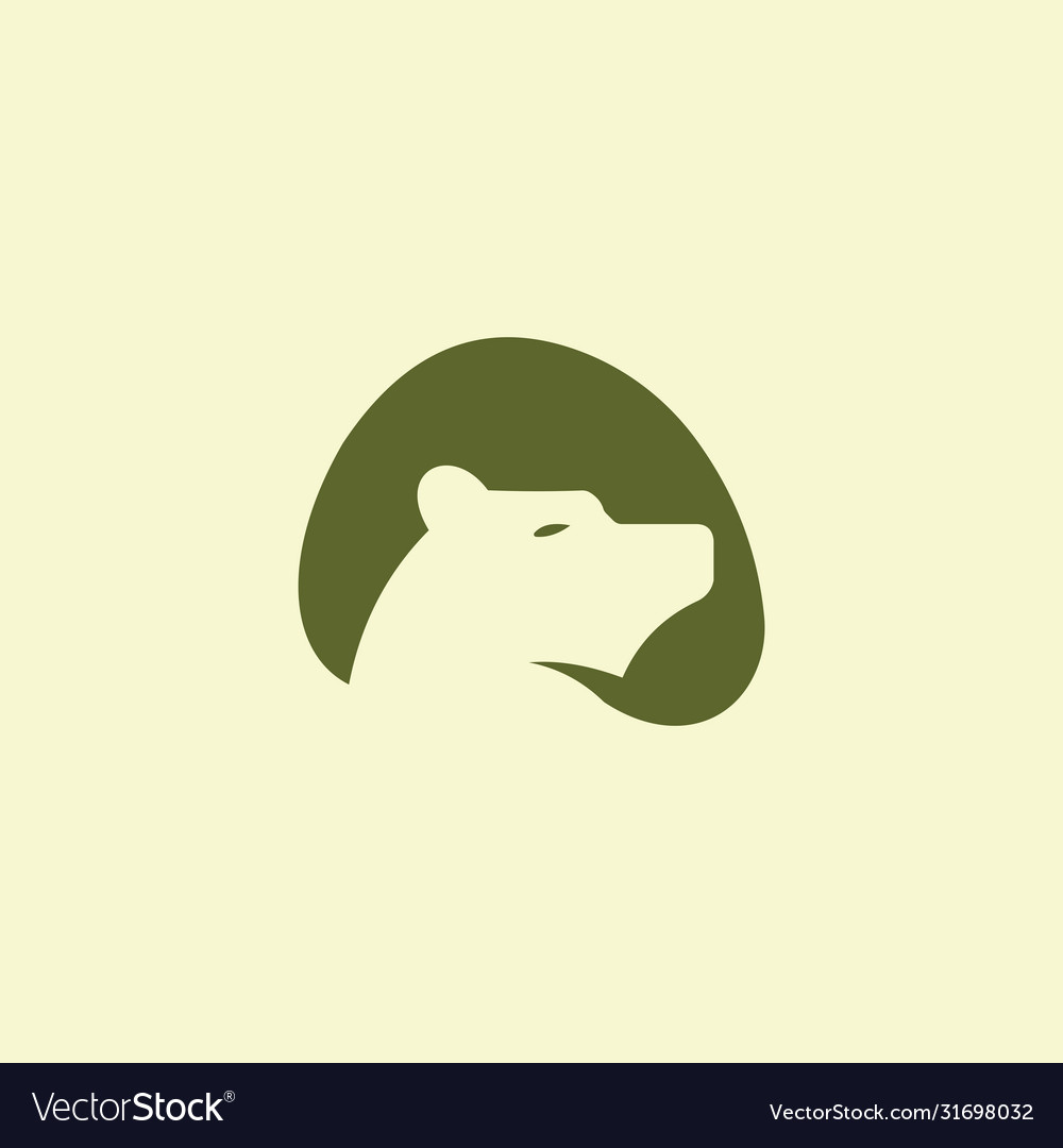Bears logo template Royalty Free Vector Image - VectorStock