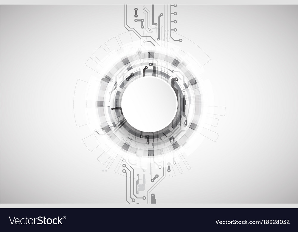 Hi-tech digital technology and engineering theme Vector Image