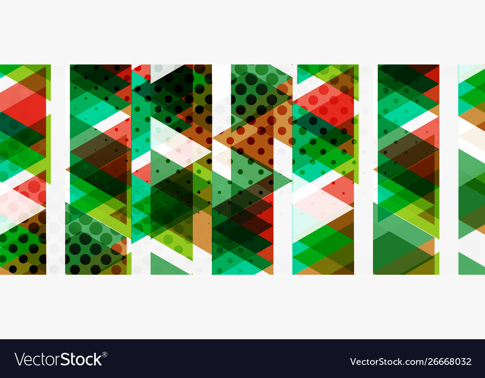 Triangle geometric abstract composition Royalty Free Vector