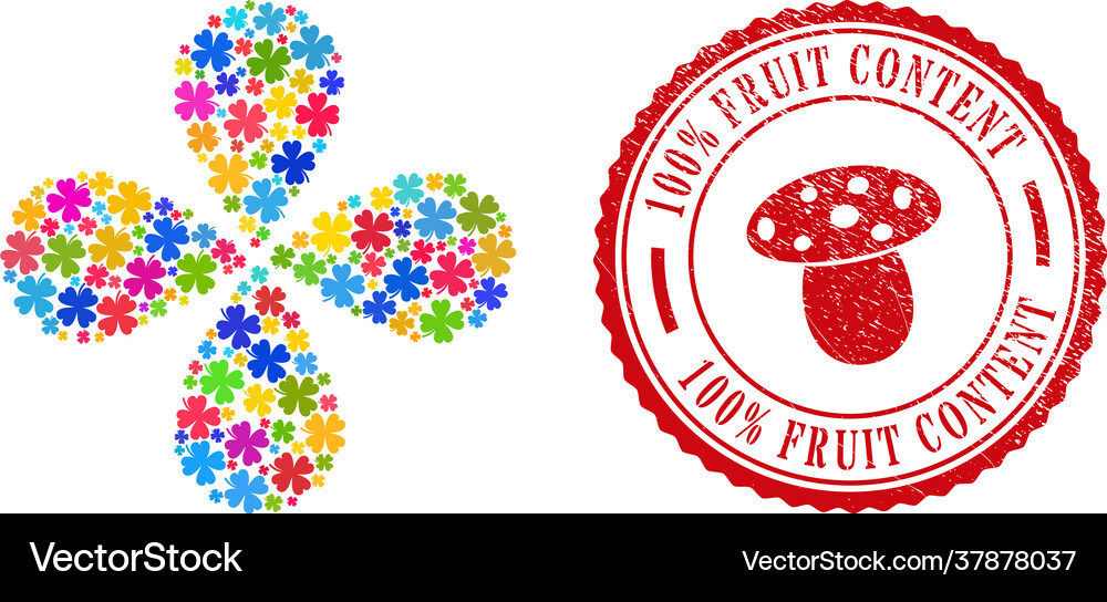 100 percent fruit content scratched seal and lucky