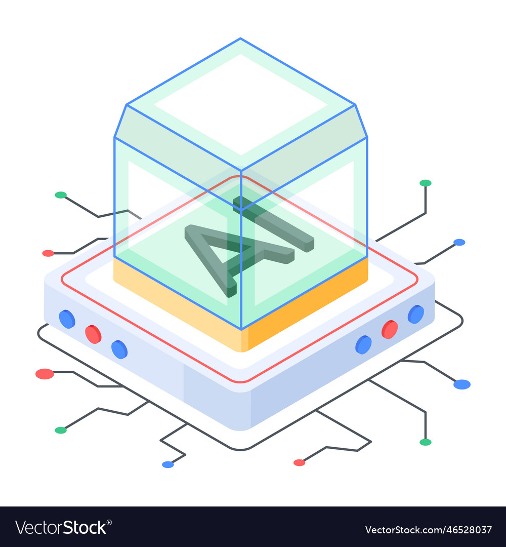 Ai chip Royalty Free Vector Image - VectorStock