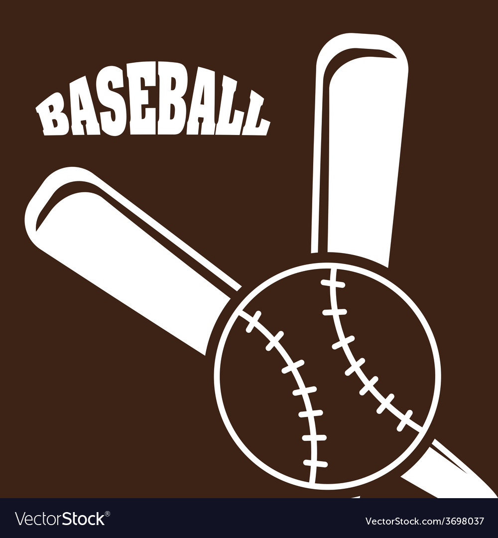 Baseball design Royalty Free Vector Image - VectorStock