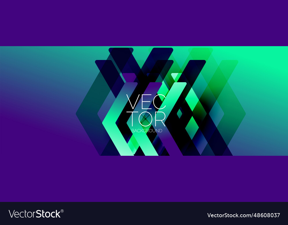 Energetic geometric background featuring an array Vector Image