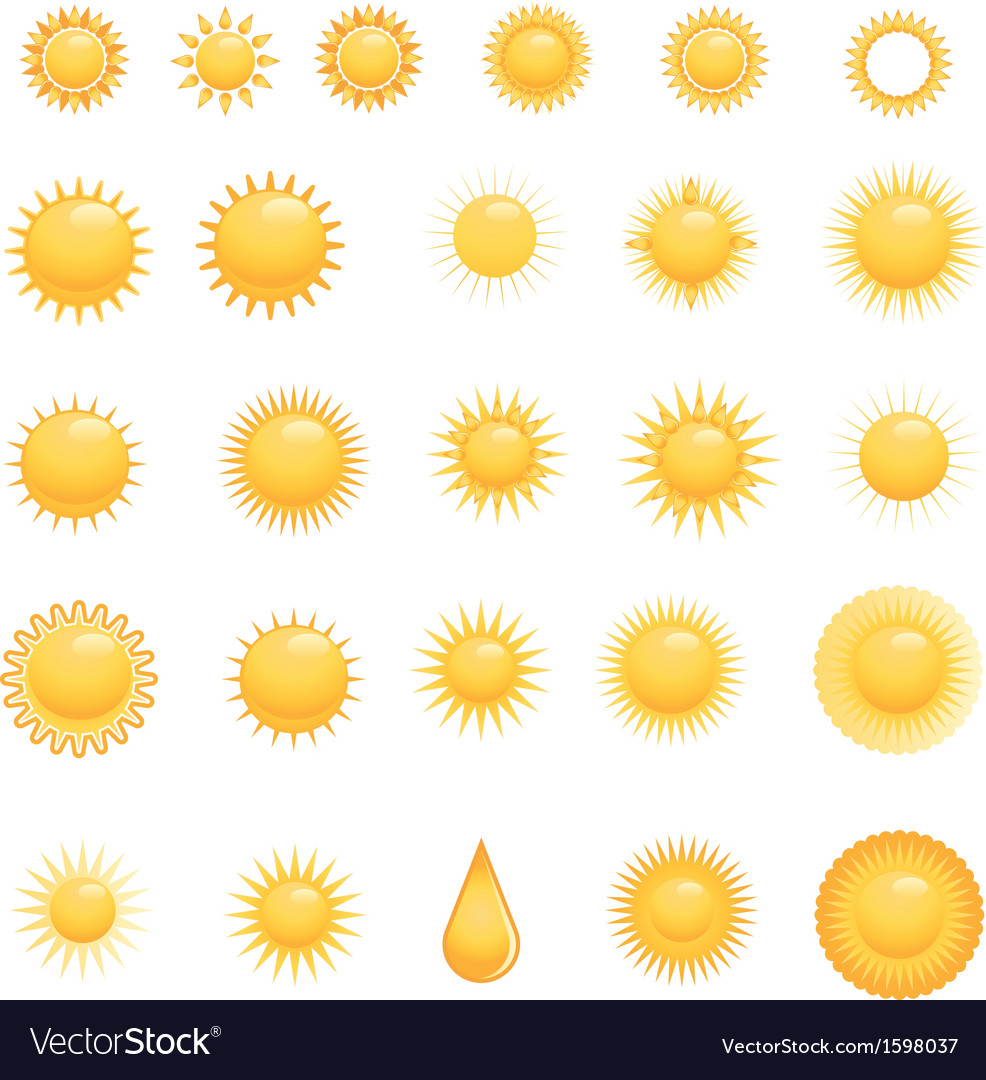 Sun Royalty Free Vector Image - VectorStock
