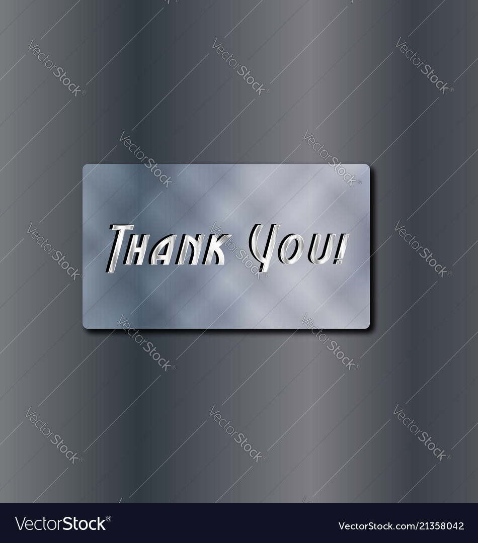 Thank you text background Royalty Free Vector Image
