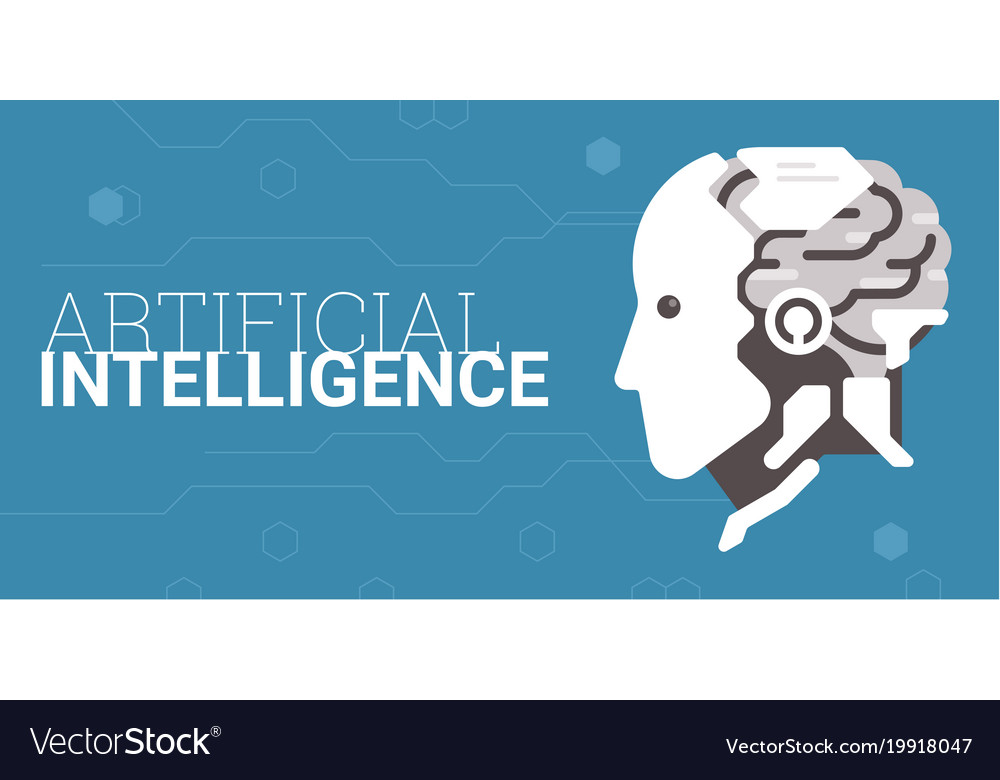 Artificial intelligence concept Royalty Free Vector Image