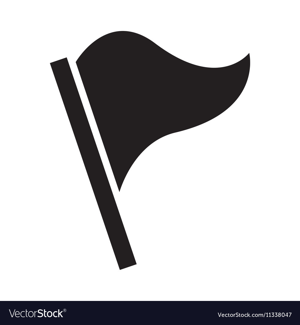 Flag simple icon Royalty Free Vector Image - VectorStock