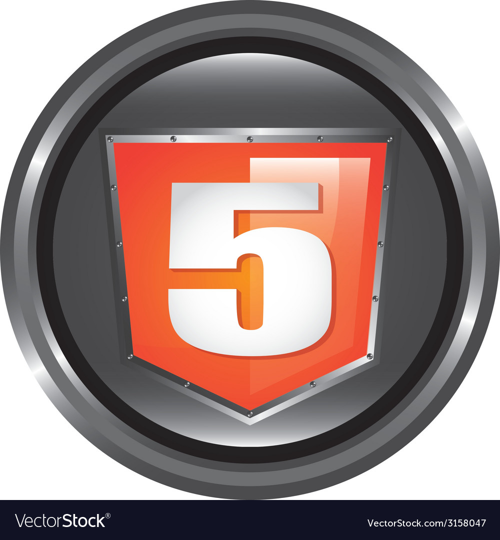 Html 5 design Royalty Free Vector Image - VectorStock