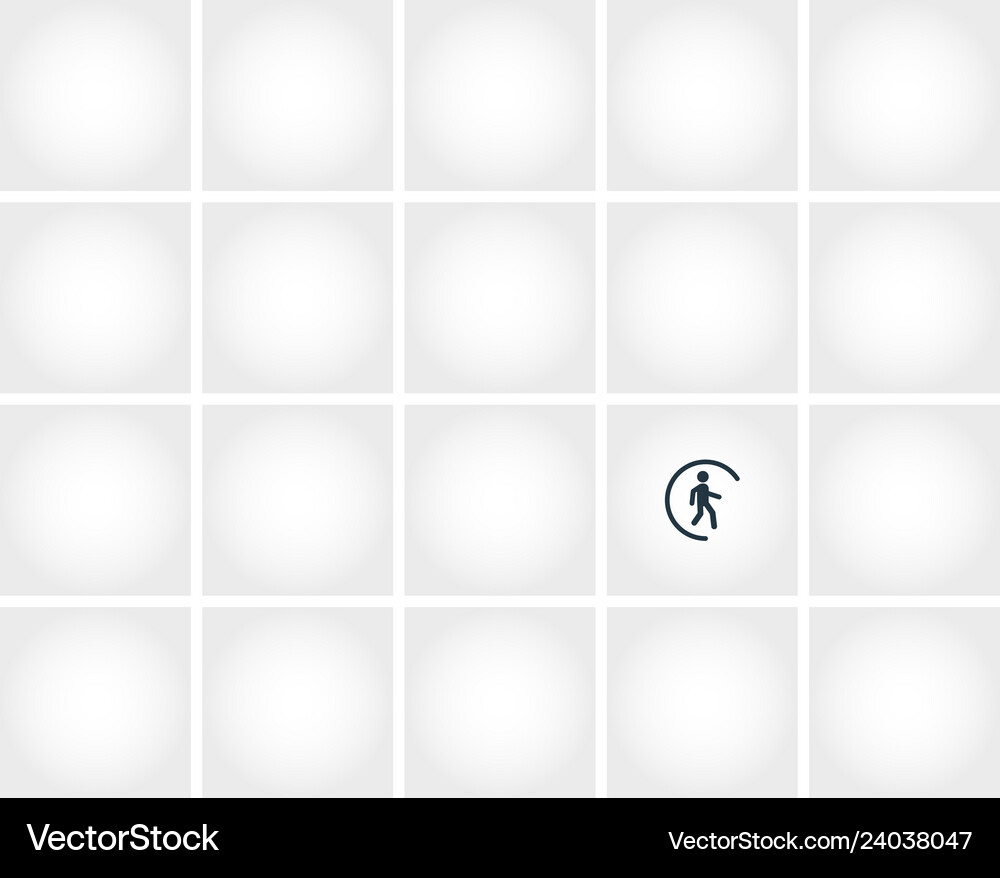 Pedometer icon from measurement icons collection Vector Image