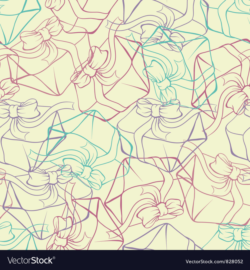 Gift boxes texture Royalty Free Vector Image - VectorStock